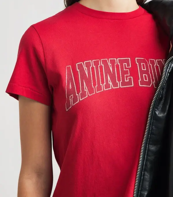 ANINE BING Cotton Shelley T-shirt