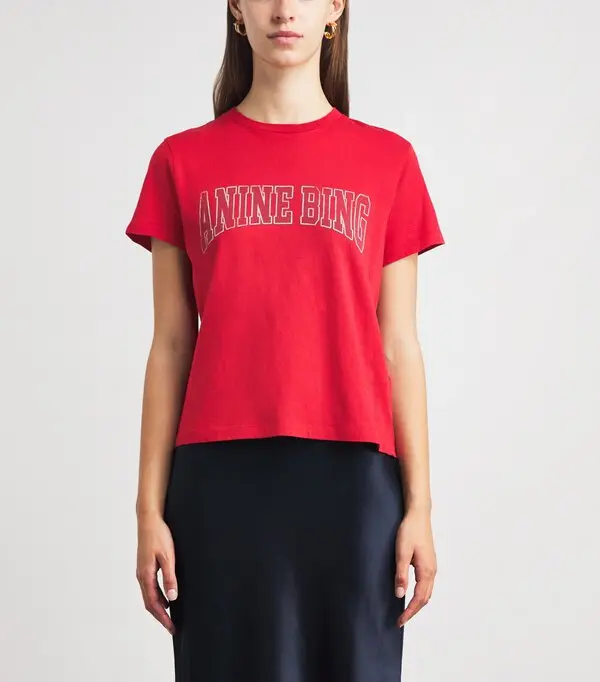 ANINE BING Cotton Shelley T-shirt