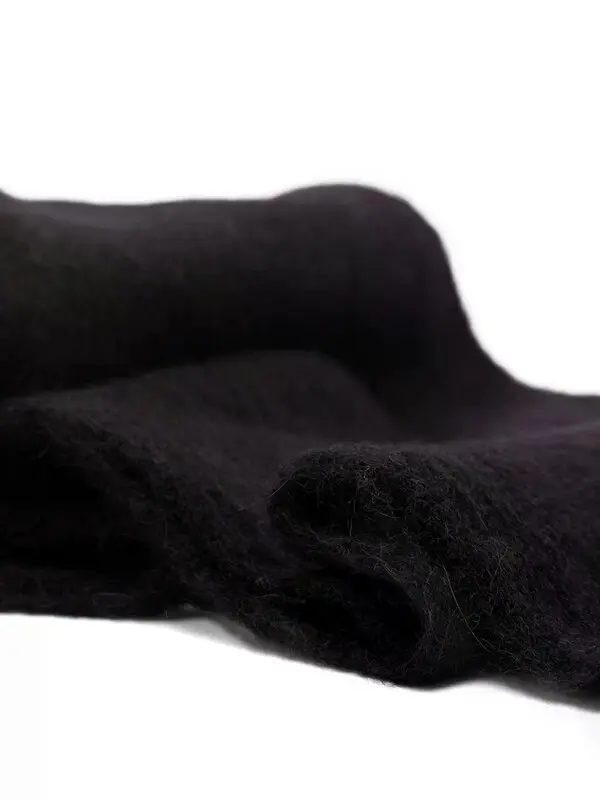 Patrizia Pepe Logo-embroidered Wool Scarf