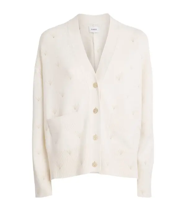 BARRIE Cashmere Crystal-embellished Cardigan