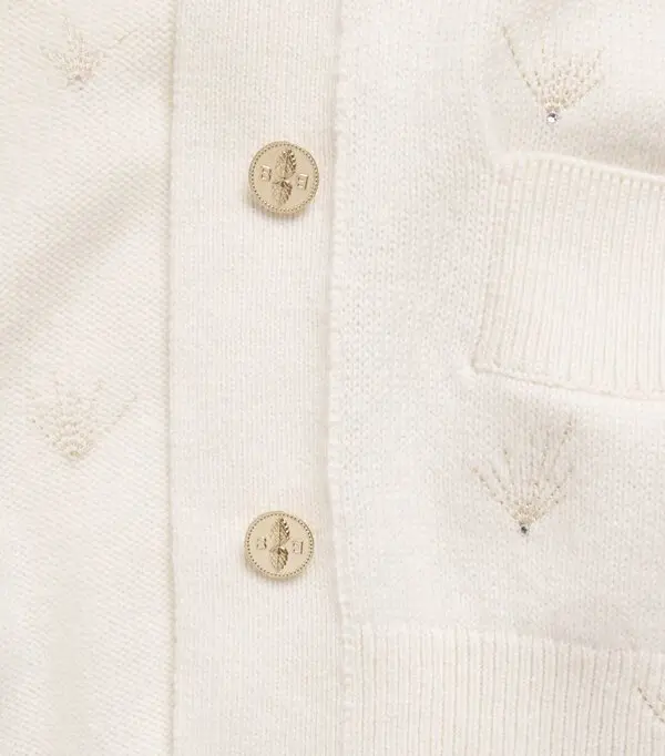 BARRIE Cashmere Crystal-embellished Cardigan
