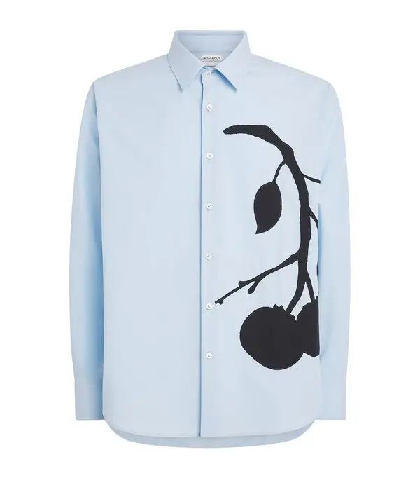 JW Anderson Cotton Persimmon Appliqué Shirt