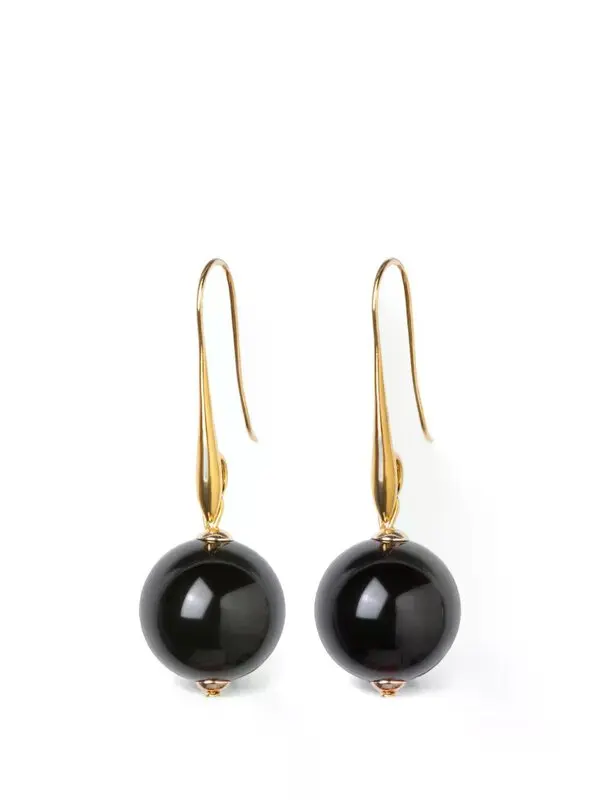 JENNIFER BEHR Serenity Drop Earrings - Black