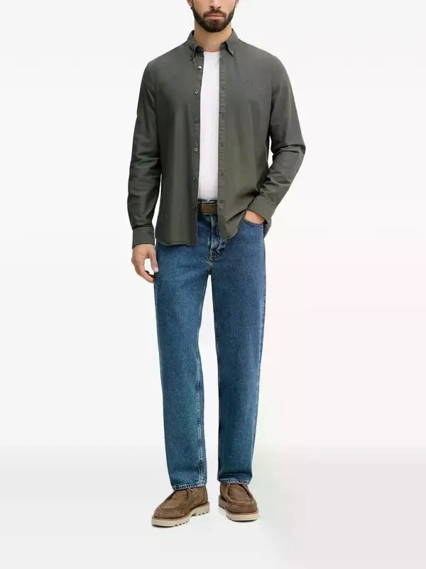 LINDBERGH Button-down Long-sleeve Shirt