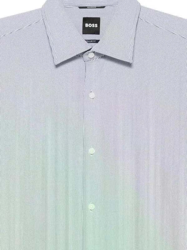 BOSS Micro-stripe Buttoned Shirt