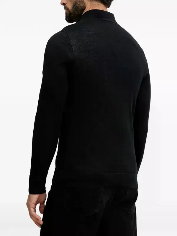 LINDBERGH Quarter-zip Knitted Sweater