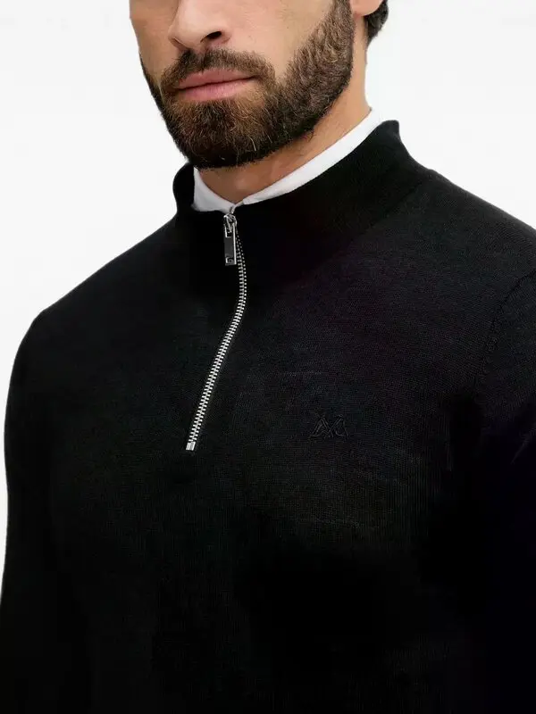 LINDBERGH Quarter-zip Knitted Sweater