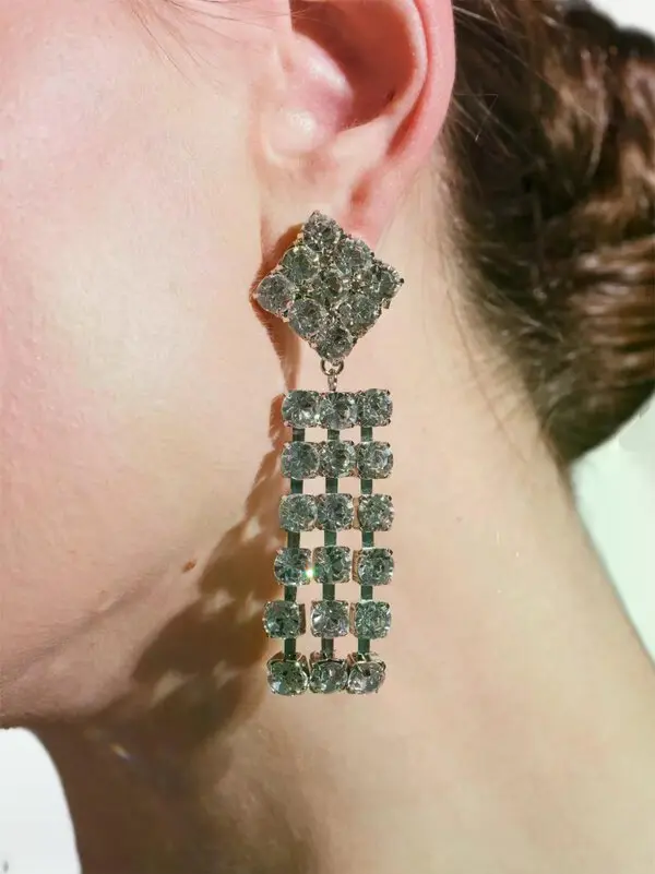 JENNIFER BEHR Thelma Crystal-embellished Drop Earrings
