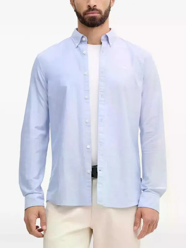 LINDBERGH Button-down Collar Shirt - Blue