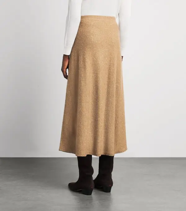Fabiana Filippi Knitted Sequin Midi Skirt