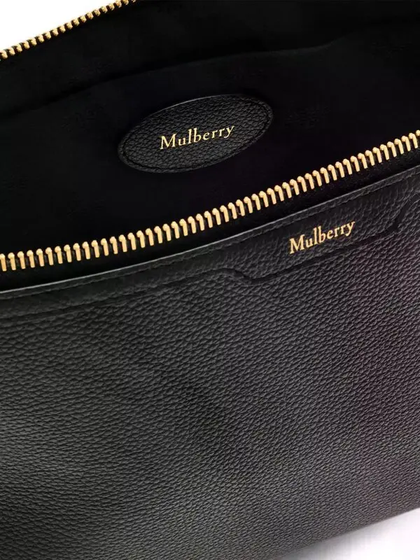 Mulberry Grained Leather Wash Bag