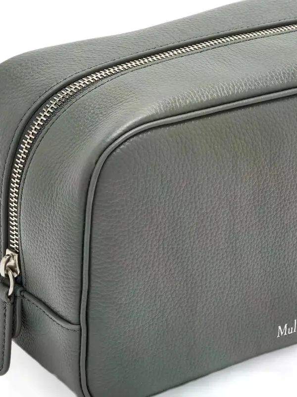 Mulberry Heritage Grained Leather Wash Bag