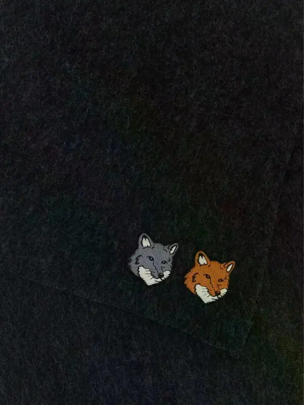 Maison Kitsuné Double Fox Head Scarf