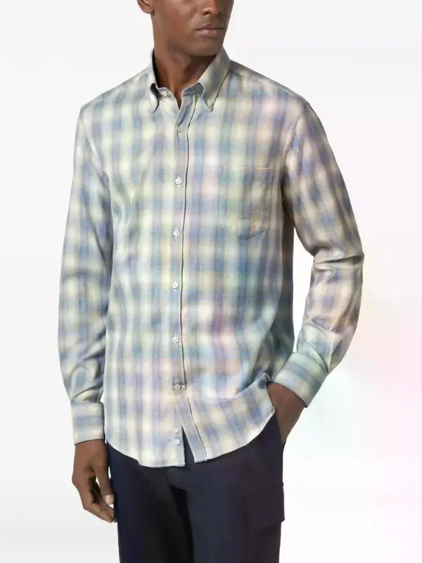 Paul & Shark Check-pattern Flannel Shirt