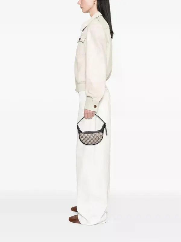 Gucci 2016-2026 Mini Gg Supreme Web Ophidia Shoulder Bag
