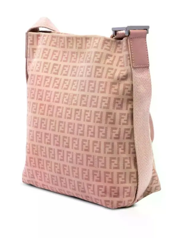 Fendi 2000-2010 Zucchino Canvas Crossbody Bag