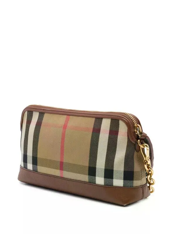 Burberry 2000-2017 House Check Canvas Derby Abingdon Convertible Satchel