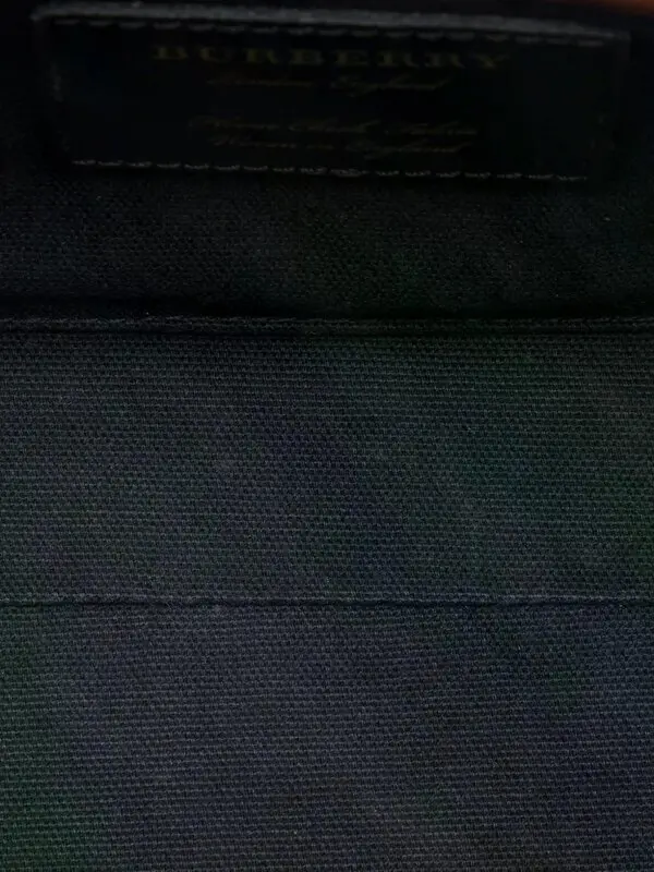 Burberry 2000-2017 House Check Canvas Derby Abingdon Convertible Satchel