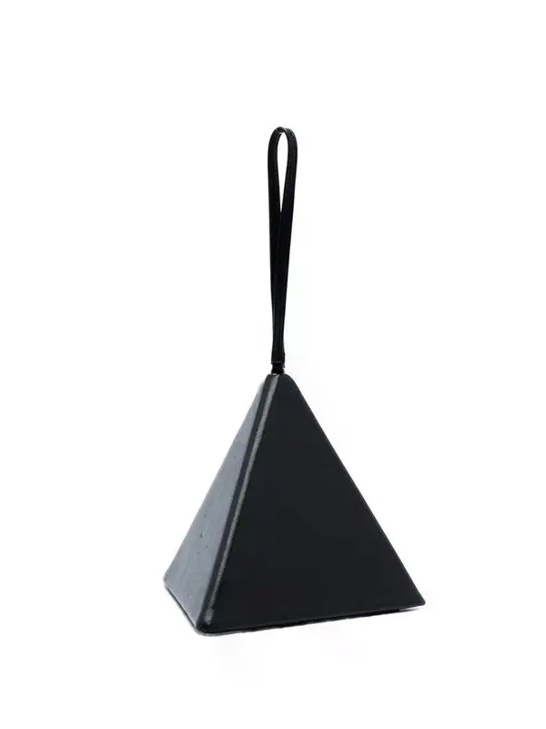 Saint Laurent 2018 Small Leather Pyramid Box Clutch Bag