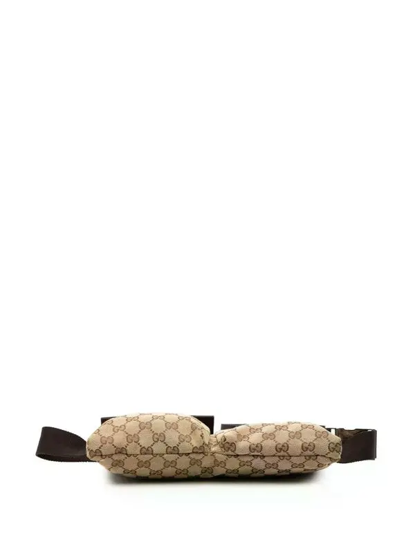 Gucci 2000-2015 Gg Canvas Double Pocket Belt Bag - Neutrals
