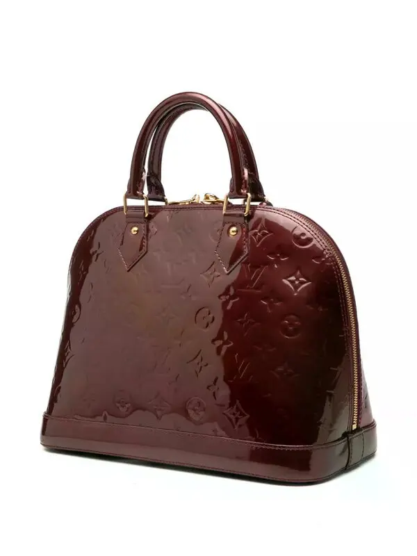 LOUIS VUITTON 2012 Monogram Vernis Alma Pm Handbag