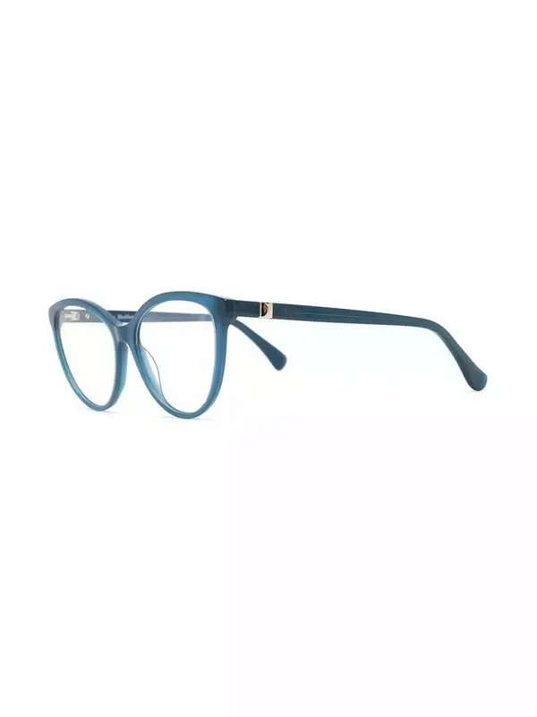 Max Mara Wayfarer-frame Optical Glasses - Blue