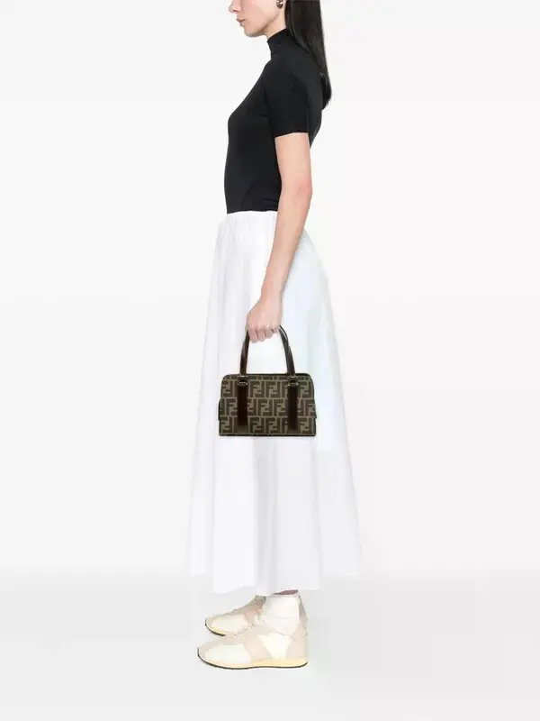 Fendi 2000-2010 Zucca Canvas Handbag