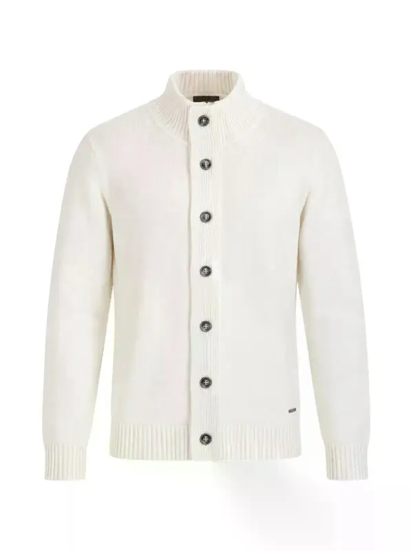 GIANNI LUPO High-neck Button-up Cardigan