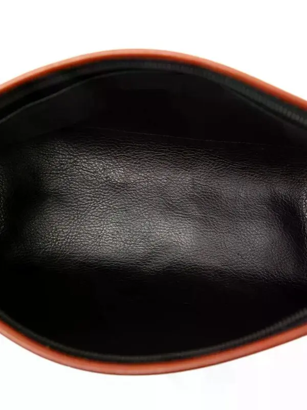 Fendi 20th Century Pequin Coated Canvas Cosmetic Clutch Bag