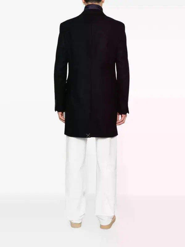 FAY Layered Single-breasted Coat