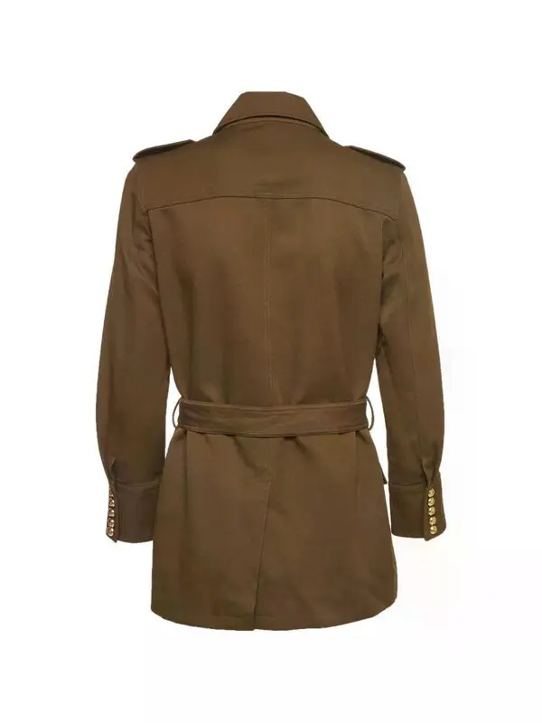 Celine Saharien Belted Military Jacket