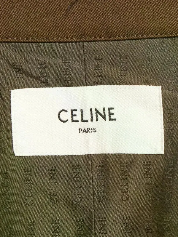 Celine Saharien Belted Military Jacket