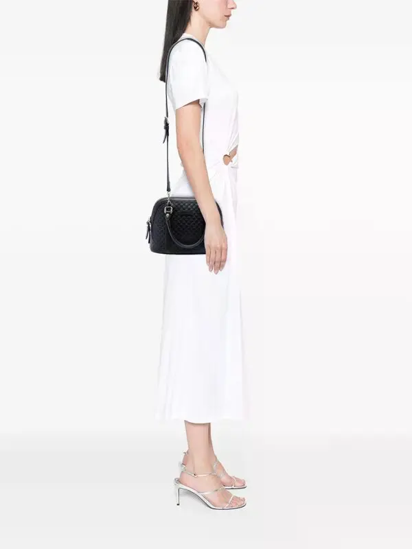 Gucci 2016-2026 Mini Microguccissima Dome Satchel - Black