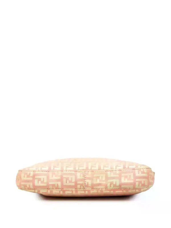 Fendi 2000-2010 Zucchino Canvas Pochette Shoulder Bag