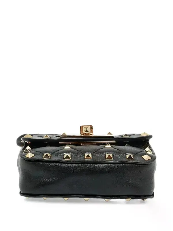 Valentino Garavani Rockstud Spike Quilted Clutch Bag