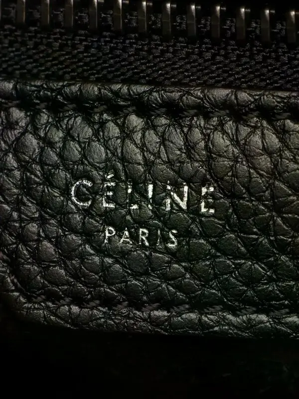 Celine 2000-2026 Micro Drummed Calfskin Luggage Tote Bag
