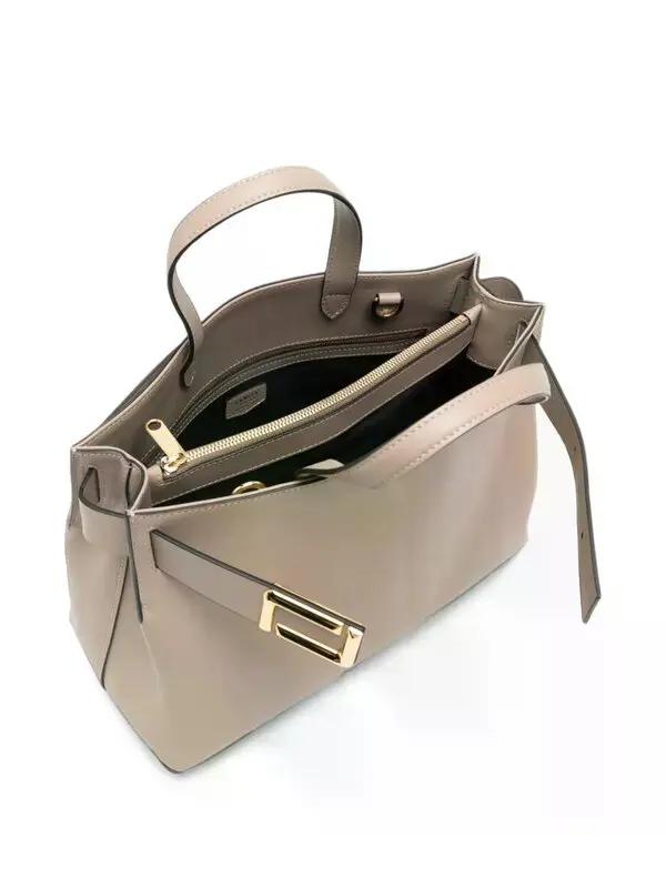 LANCEL Buckle-detail Leather Tote Bag