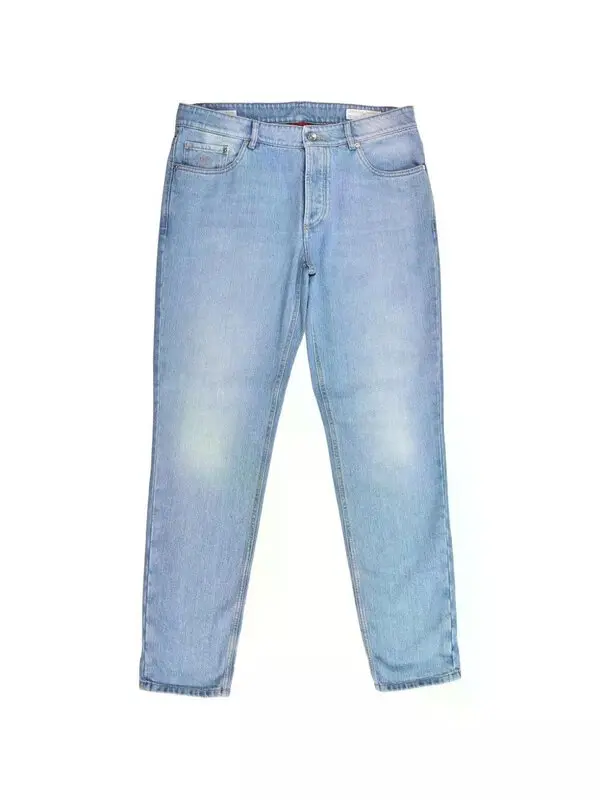 Brunello Cucinelli Faded Five-pocket Jeans