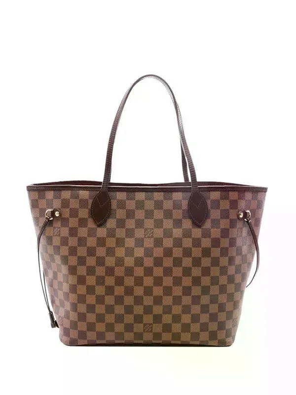 LOUIS VUITTON 2012 Damier Ebene Neverfull Mm Tote Bag - Brown