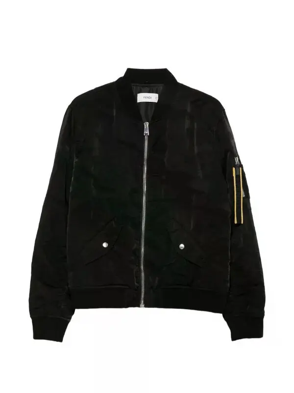 Fendi Logo-tape Bomber Jacket