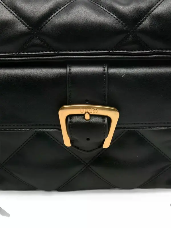 Liu Jo Medium Quilted Buckle-detail Shoulder Bag