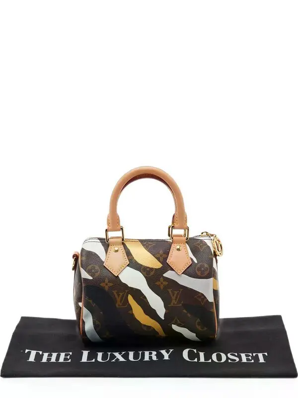 LOUIS VUITTON 2020 X Lol Speedy Bandouliere Bb Tote Bag - Brown