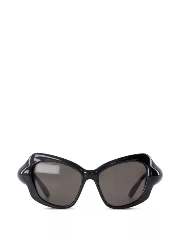 Balenciaga Bb-logo Cat-eye Sunglasses - Black