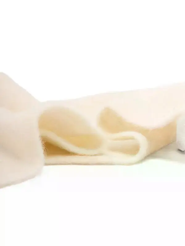 Patrizia Pepe Logo-embroidered Wool Scarf