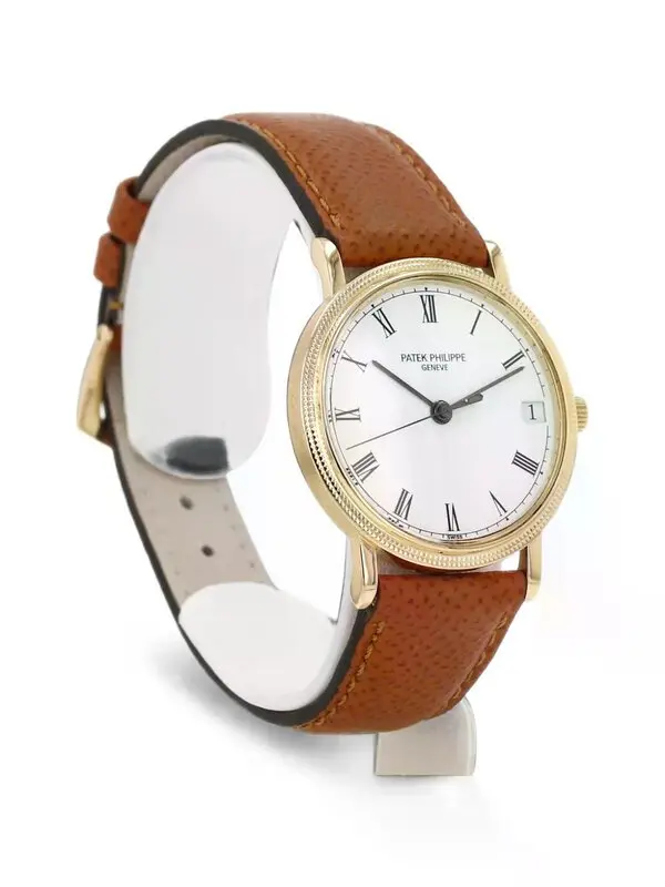 Patek Philippe 1990 Calatrava Clous De Paris 33mm Watch