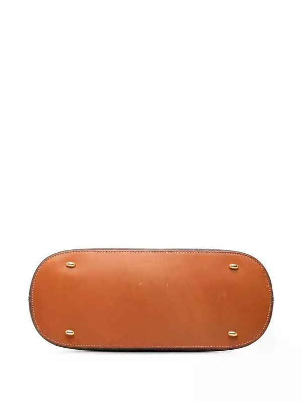 Celine 1997 Macadam Coated Canvas Dome Handbag