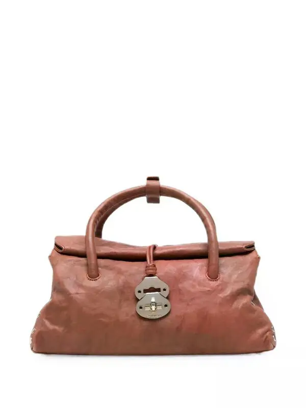 ZANELLATO Small Dotta Officina Leather Tote Bag