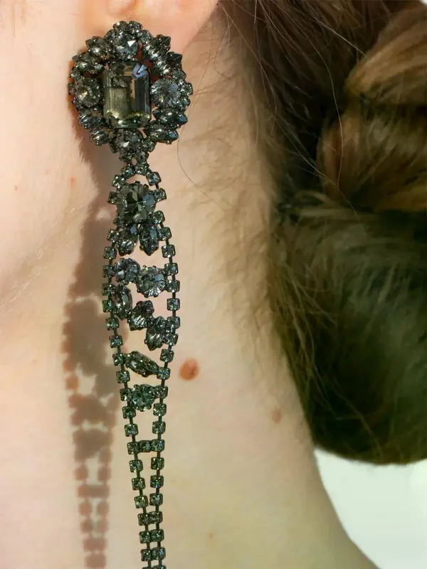 JENNIFER BEHR Sheila Crystal-embellished Drop Earrings