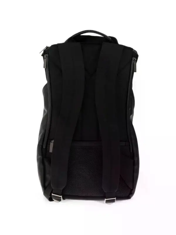 Yohji Yamamoto Gb/lea/ny-b Drape Panelled Backpack