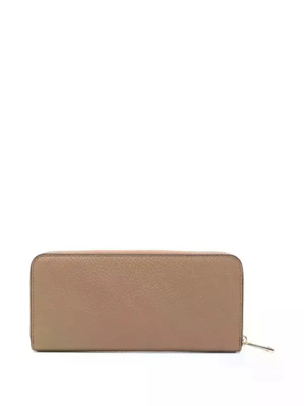 Furla Logo-plaque Pebbled-leather Wallet